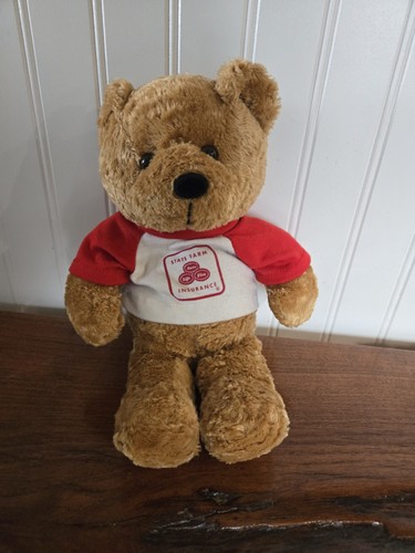 State Farm Insurancr Good Neigh Plush Teddy Bear. 11" Long. Used | eBay