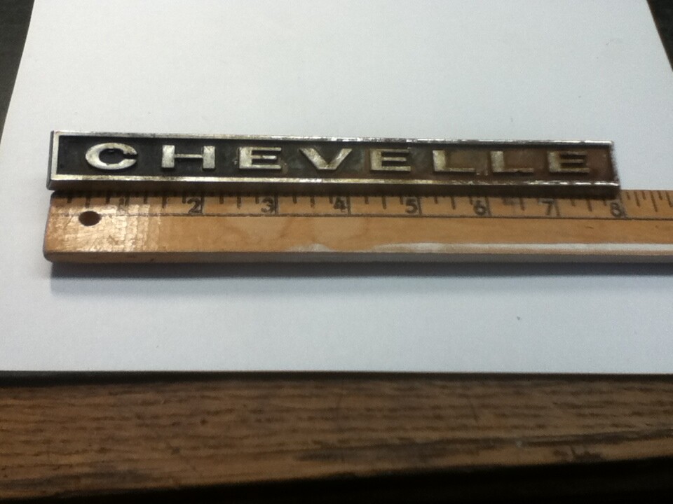 Chevrolet Chevy Chevelle Name Badge Emblem Vintage | eBay