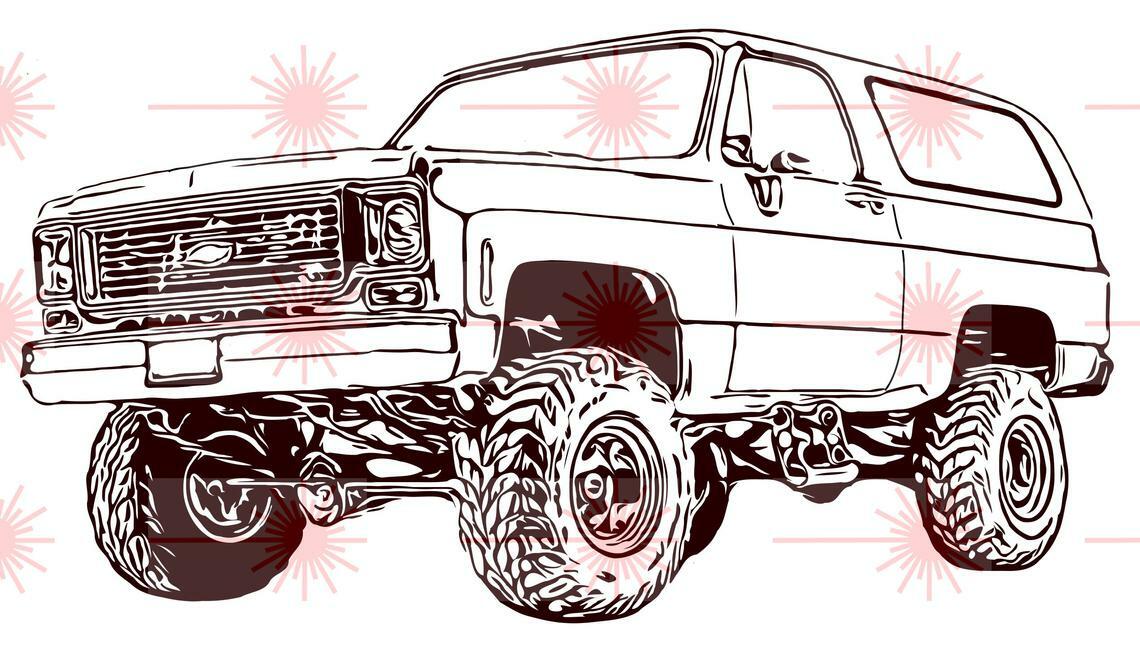 Chevy Blazer Coloring Pages