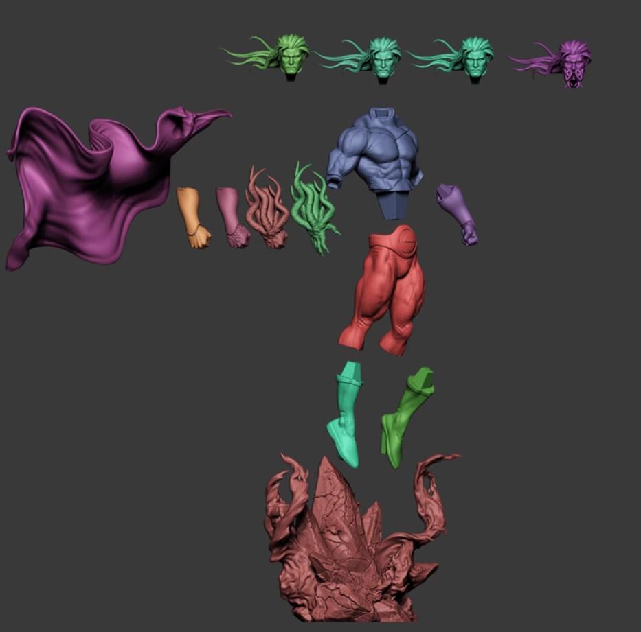 Anime Sentry 1/8 1/6 Figure Unpainted GK Model 3D Printed Unassembled ...