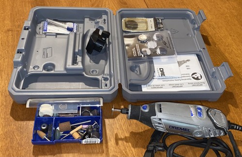 DREMEL 3000 Corded Electric Variable Speed Rotary Tool Kit Hard Case ...