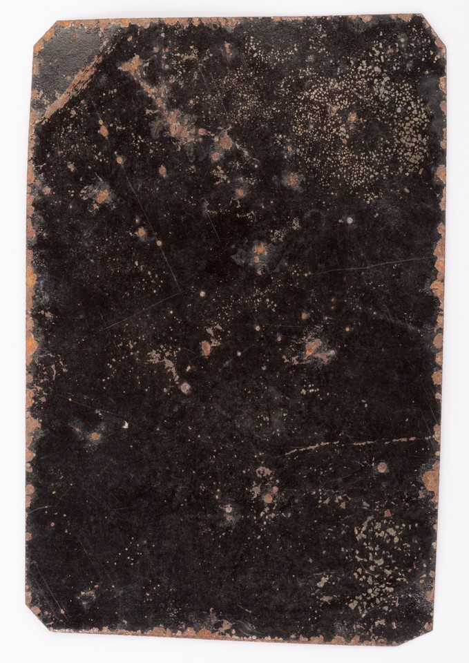 ANTIQUE Vintage Victorian woman dour expression Tintype Melainotype ...