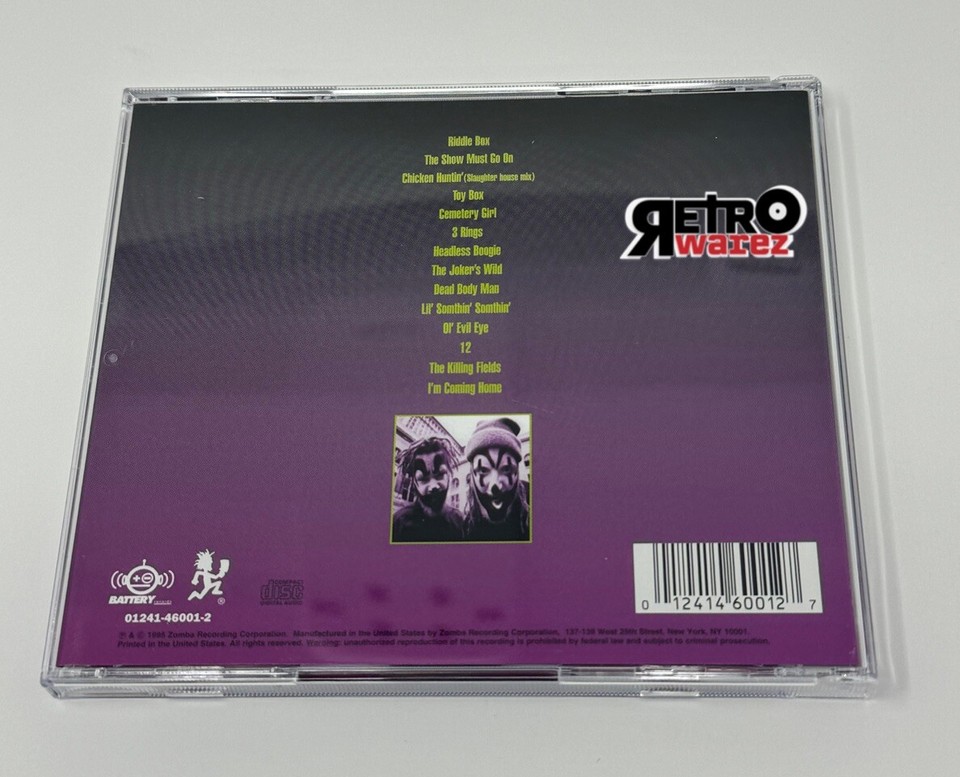 Insane Clown Posse Riddle Box CD 1995 Discmakers ICP myzery twiztid ...