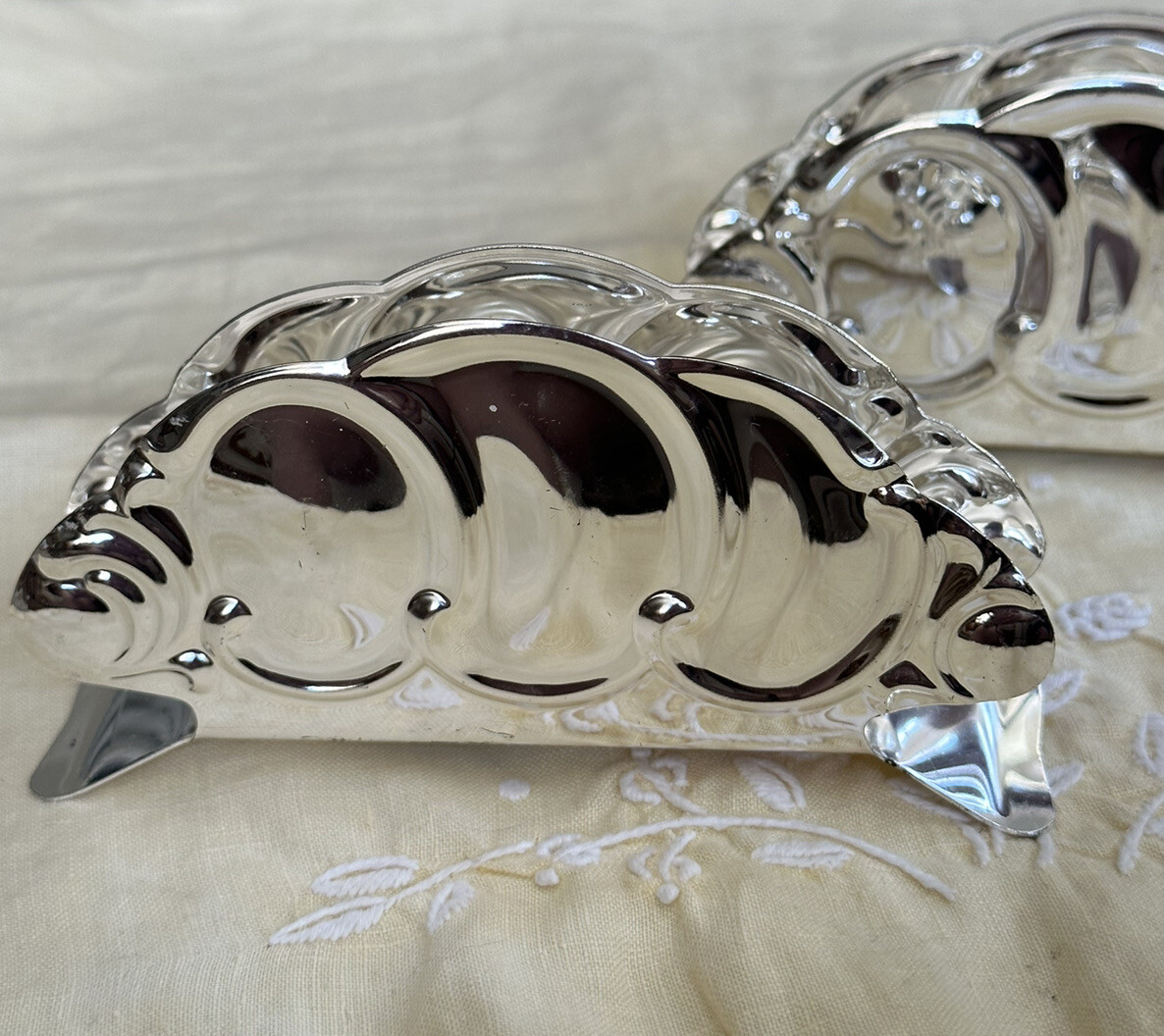 Davco Silver Ltd cutlery silveware buffet caddies set of 2, Vintage | eBay