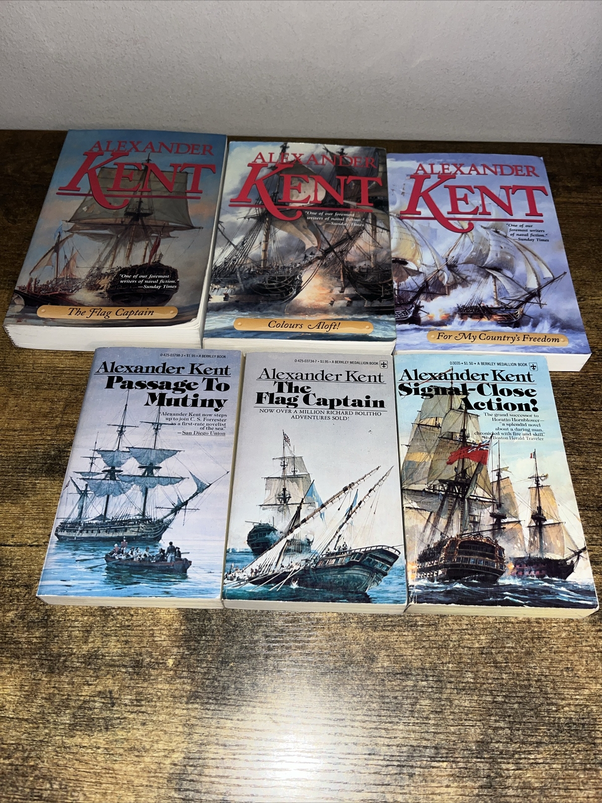 Alexander Kent RICHARD BOLITHO series lot of 6 paperback books | eBay