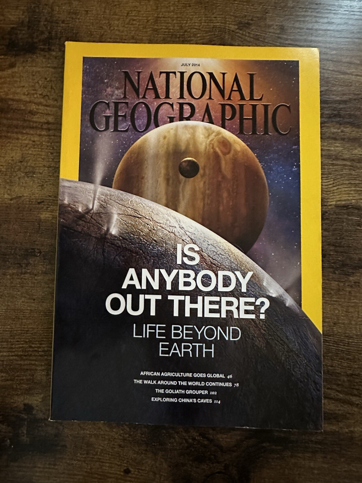 Vintage July 2014 National Geographic Journal Magazine Paperback Book ...
