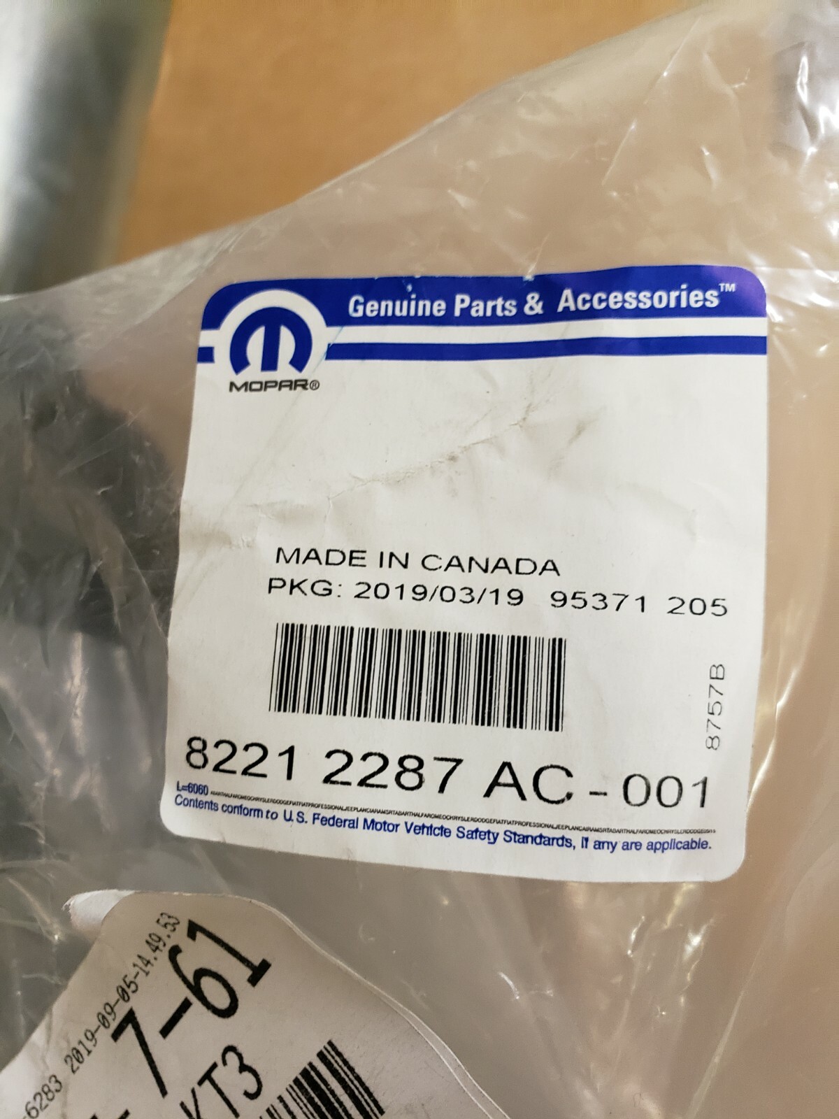 82212287AC Mopar OEM Accessory Splash Guard Kit | eBay