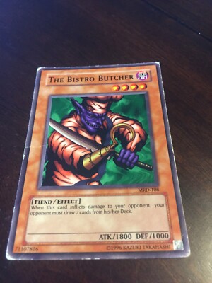 Yugioh: The Bistro Butcher - MRD-108 - Metal Raiders - Played | eBay