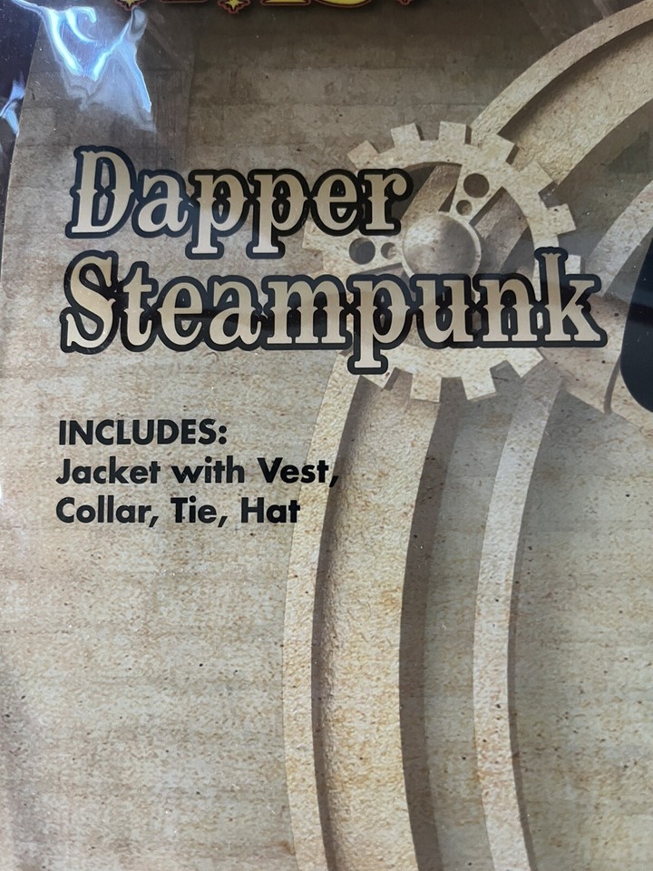 Spirit Halloween Dapper Steampunk Halloween Costume Men's Adult Large ...