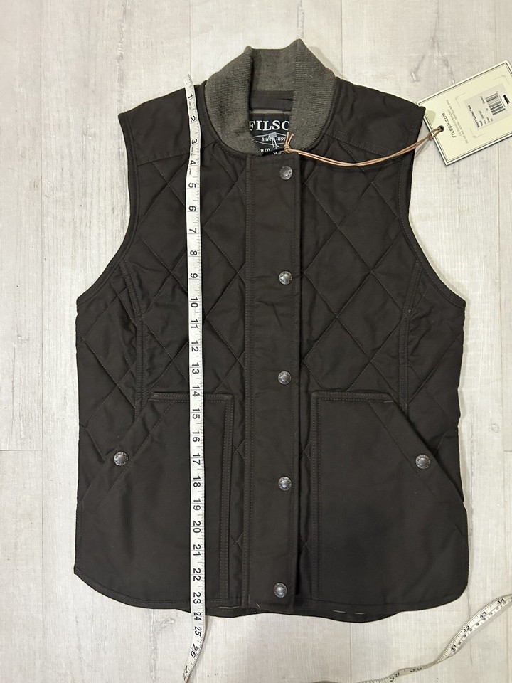 FILSON QUILTED FIELD VEST JACKET WOMENS SIZE XS | eBay