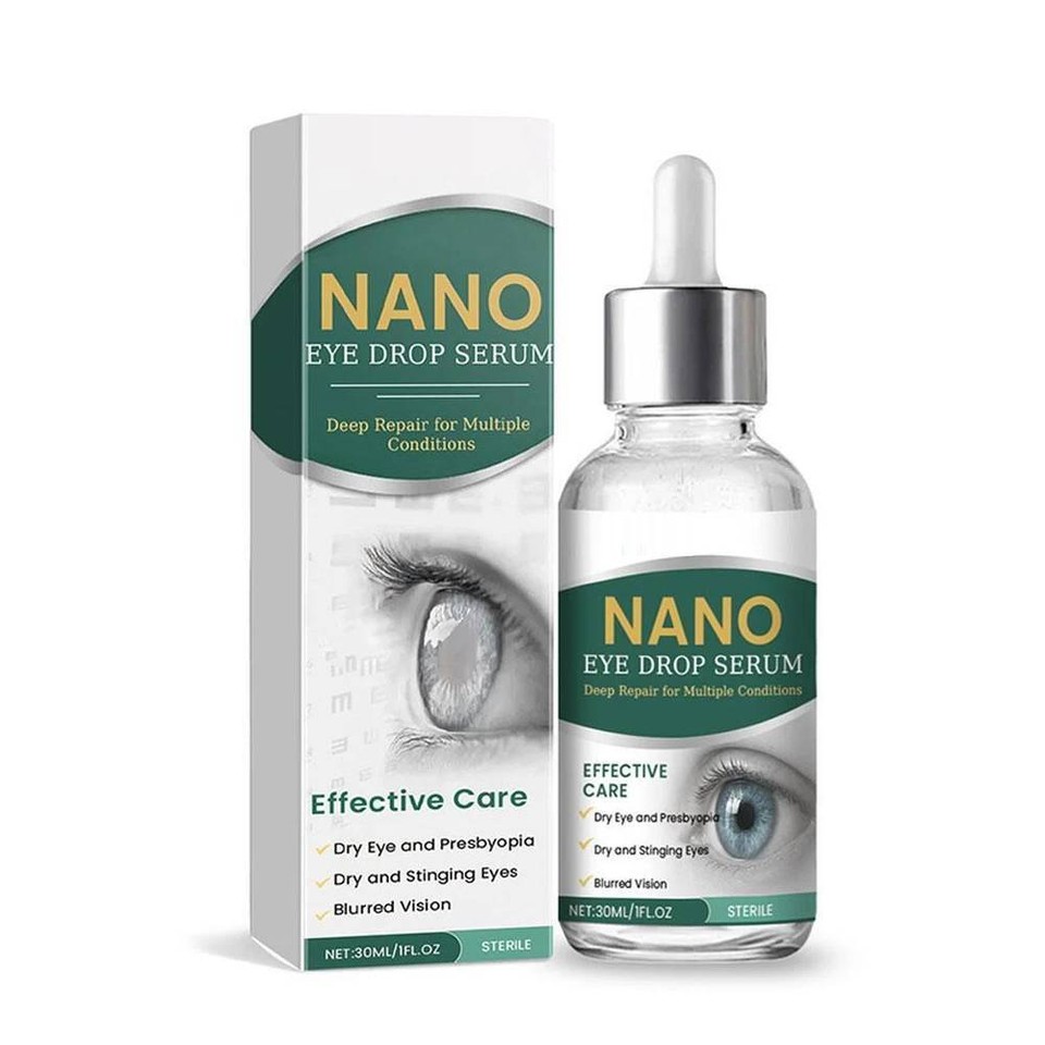 Nano Eye Drops Serum, Natural Nano Lubricant Eye Drops for Dry Eye ...