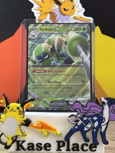 Spidops EX 019/198 ~ Double Rare - Pokemon: Scarlet & Violet Base ~ NM+ ...