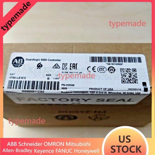 Sealed Allen Bradley 1756-L81ES /B GuardLogix5580 Controller US Free ...