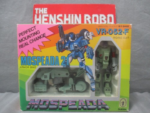 Robotech VR-052-F MOSPEADA Armored Cyclone Bike Riding Suit Henshin Robo Gakken | eBay