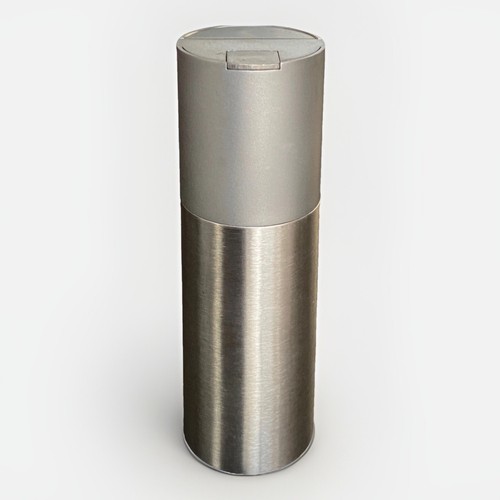 MODERN Matte & Brushed Stainless Steel PEPPER MILL Grinder (4.75" H x 1 ...
