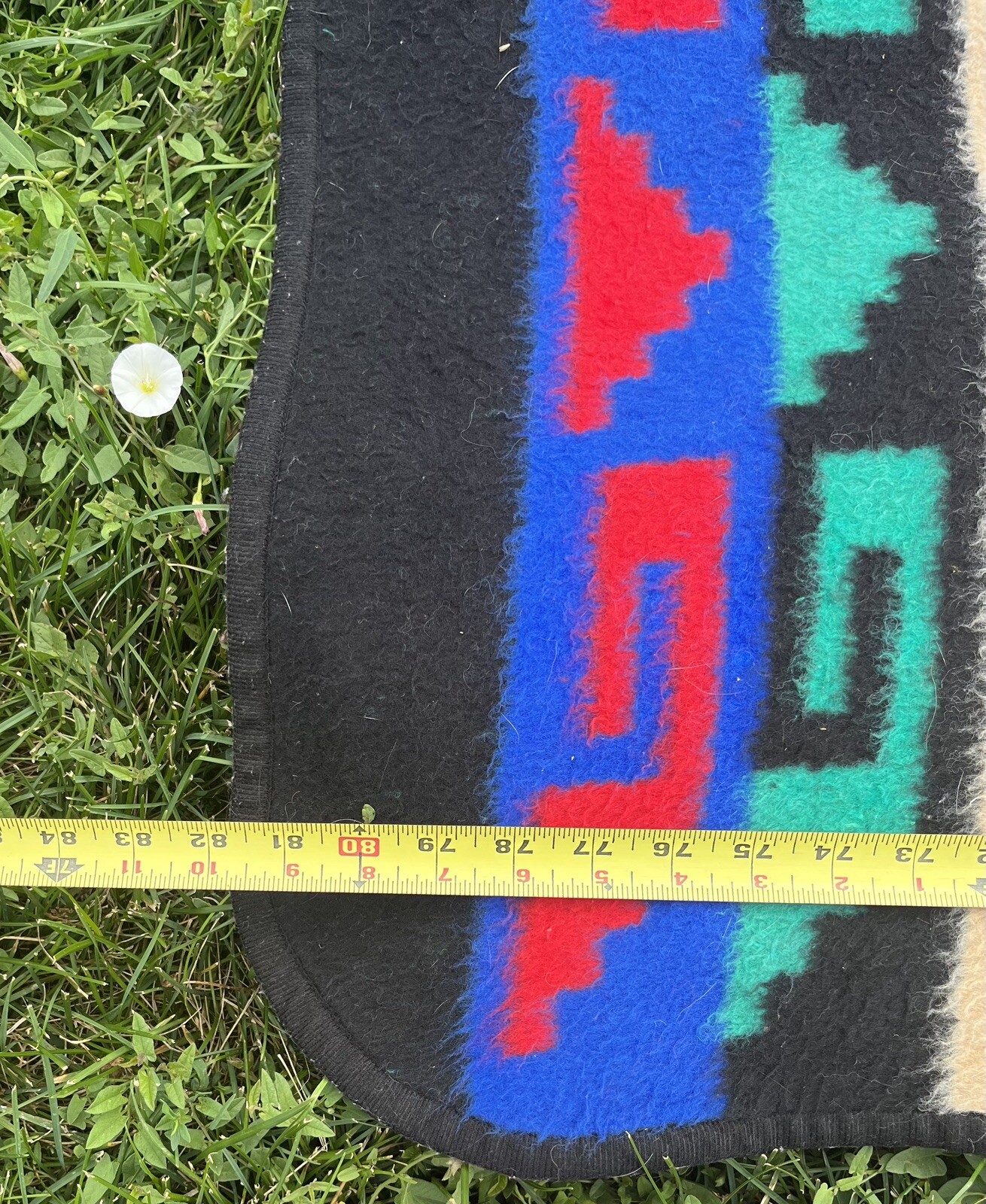 El Paso Saddle Blanket Co Aztec Southwestern Fleece Throw Blanket 70x82 ...