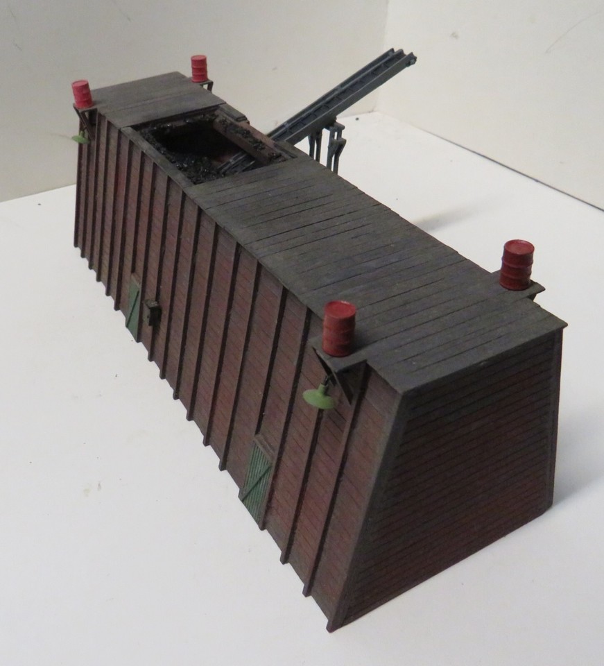 COAL TRANSFER DOCK. FINE SCALE MINIATURES. BUILT. WOOD. DETAILED ...