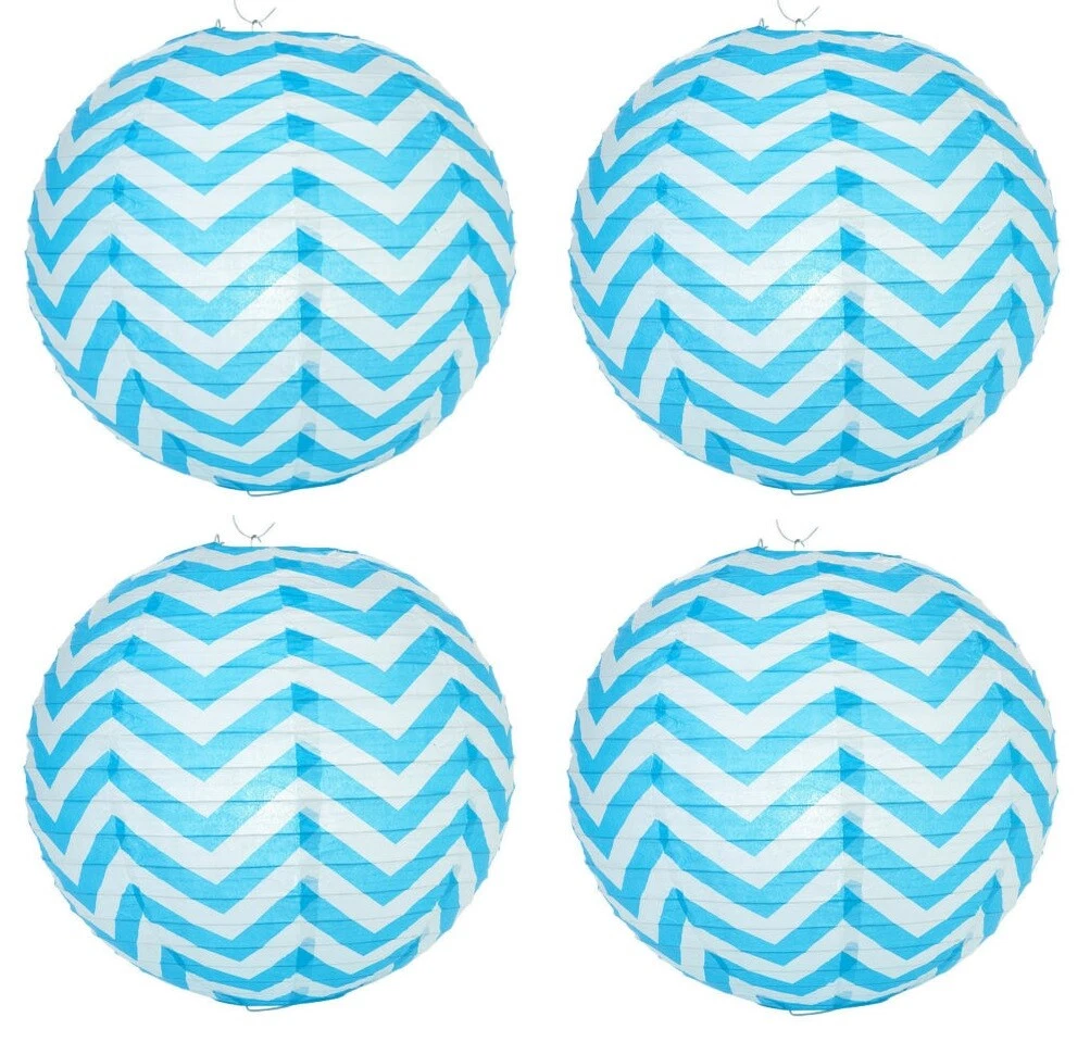 Turquoise Chevron Paper