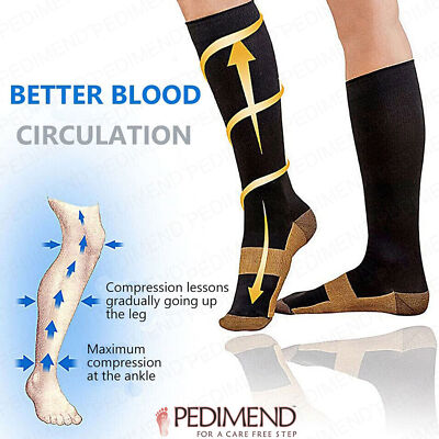 NHS Compression Socks For Men & Women Varicose Veins Anti-Fatigue ...