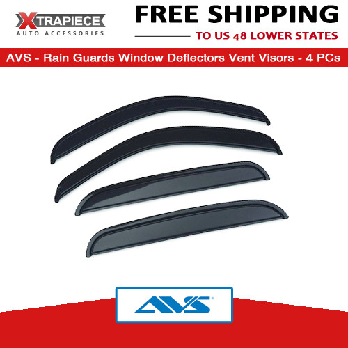 AVS Window Vent Visors Rain Guards for 14-18 Chevy Silverado 1500 ...