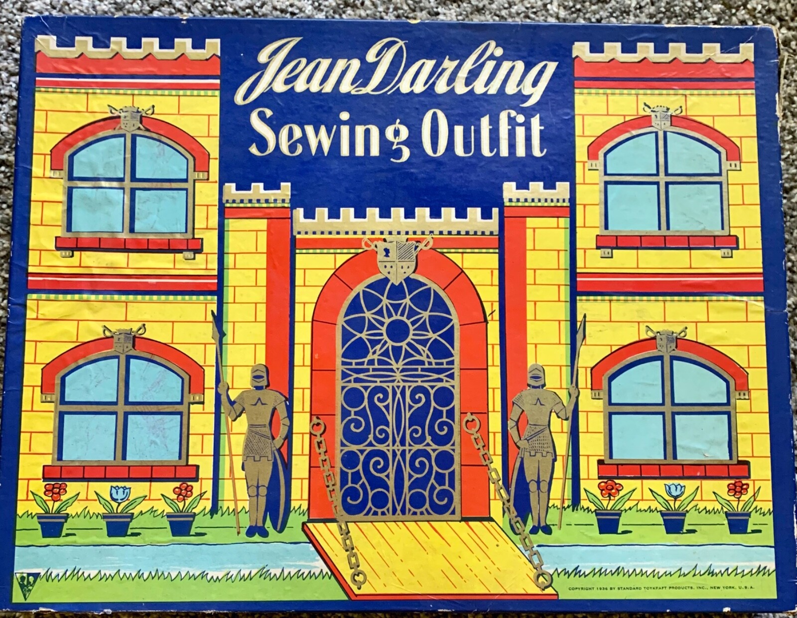 VINTAGE 1936 Jean Darling “Sewing Outfit” in Original Box with ...