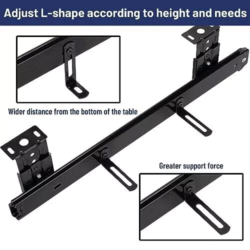 14 Keyboard Slide Heavy Duty Ball Bearing Slides Computer Tray Under ...