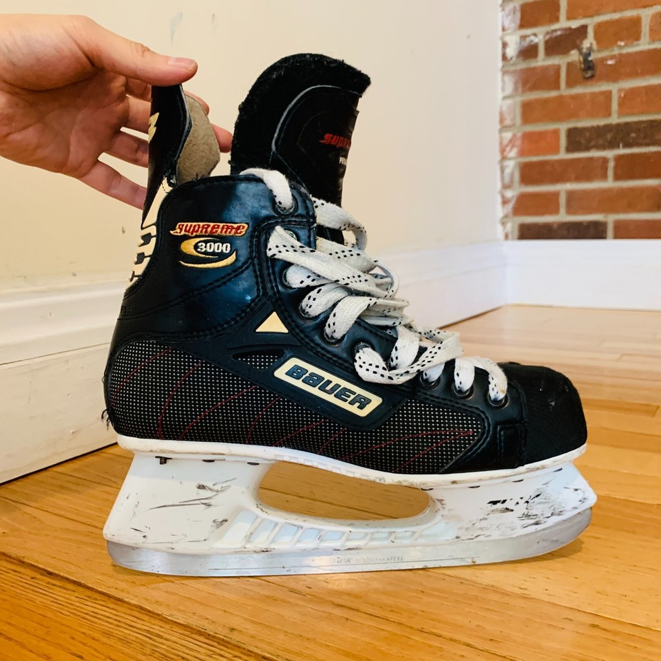 Bauer Supreme 3000 Ice Hockey Skates Tuuk Senior Skate Size 8 D Shoe ...