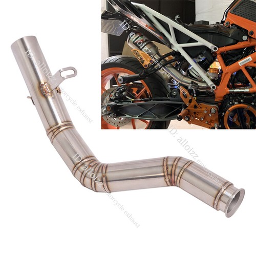 Exhaust Mid Connecting Pipe Motorcycle Modified for Duke 390 125 250 ...