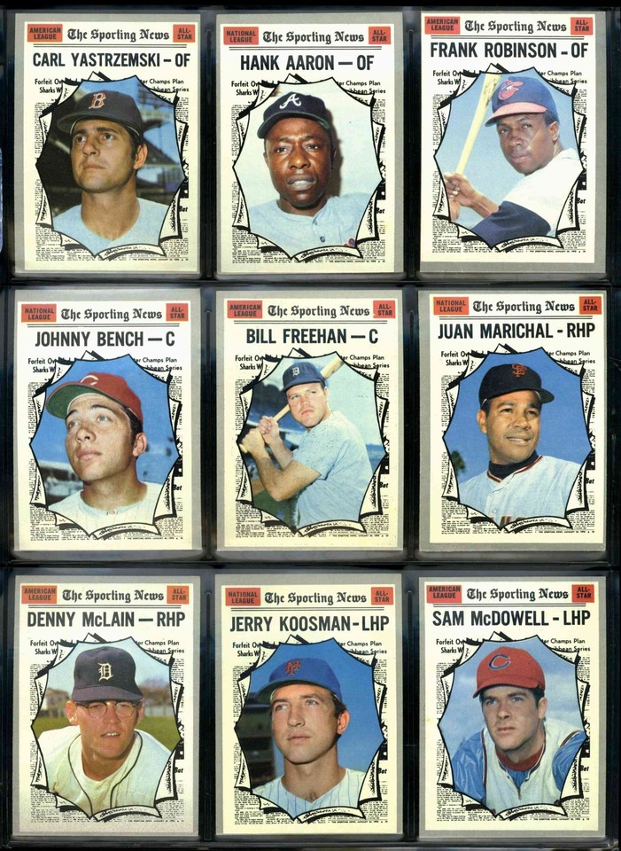 1970 Topps Baseball Complete Set (720/720) EX-MT / NMT Set - PSA 7 Mays ...