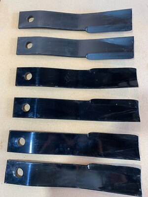 Set/6 blades for Bush Hog 2715 12715 Flexwing Rotary Cutter 50054545 / ...