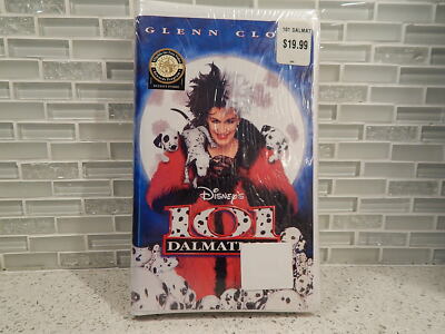 Factory Sealed 101 Dalmatians Movie 1997 Disney VHS Video Tape Brand ...