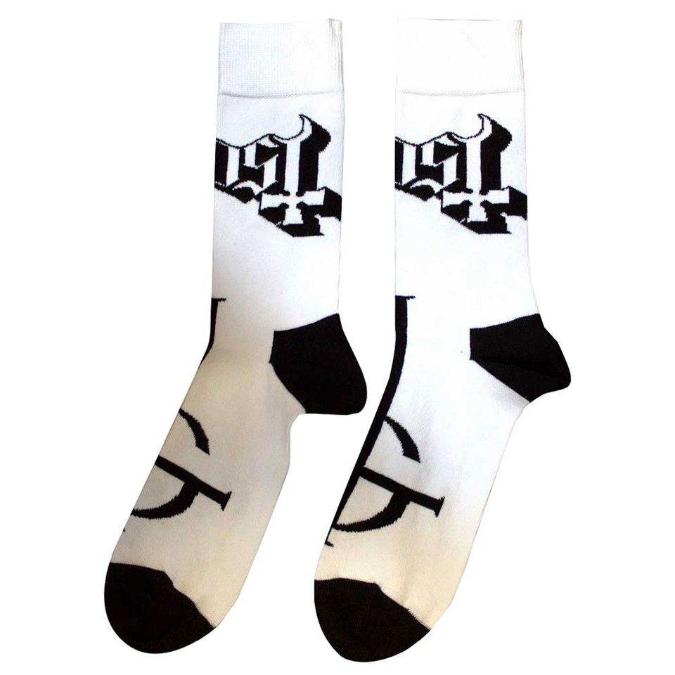 Ghost Symbol Band Logo Mono Ankle Socks One Size | eBay