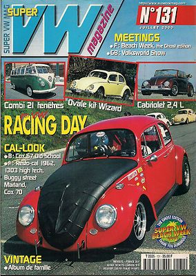 SUPER VW MAGAZINE N°131 1er VW RACING DAY JUILLET 2000 | eBay