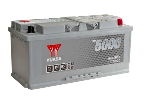 YBX5020 Yuasa Silver High Performance Car Battery 12V 110Ah HSB020 ...