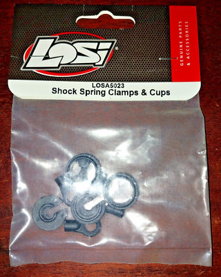 Losi RC Shock Spring Clamps & Cups Losa5023 buggy xxx | eBay