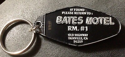 Vintage 1996 Universal Studios Florida Bates Motel Key Chain Souvenir ...
