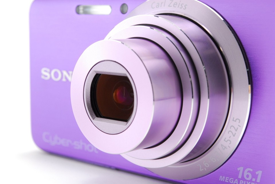 SONY Cyber-shot DSC-W630 Purple 16.1MP 5x Zoom Digital Camera Bulit-in ...