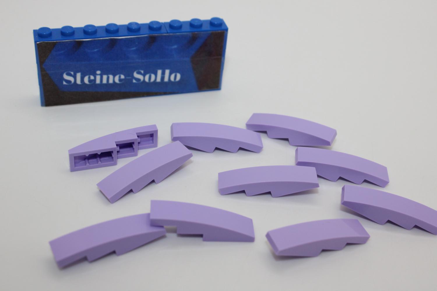 Lego (c) 10x Dachstein / Bogen - 61678 - lavendel - lila - slope | eBay
