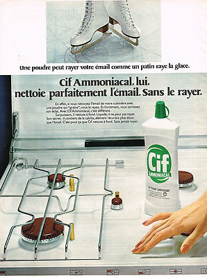 PUBLICITE ADVERTISING 084 1973 CIF AMONIACAL nettoyant surpuissant | eBay