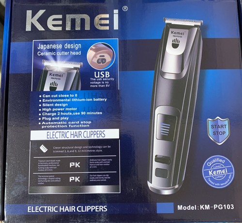 Kemei KM-PG103 Electric Cordless Hair Clipper Trimmer with Rechargeable Battery | eBay