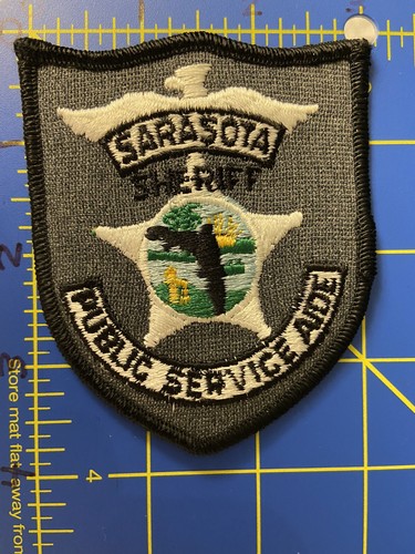 Vintage Sarasota Sheriff Public Service Aide Patch Florida FL Deputy ...