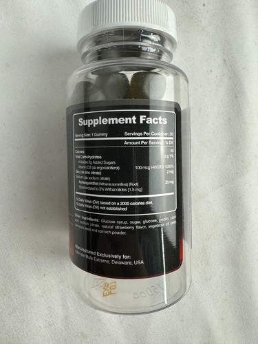 Ultimate Male Extreme Male Performance Support Formula ZMA Matrix 30 ...