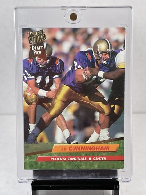 1992 Fleer Ultra Draft Picks Ed Cunningham #423 Phoenix Cardinals ...