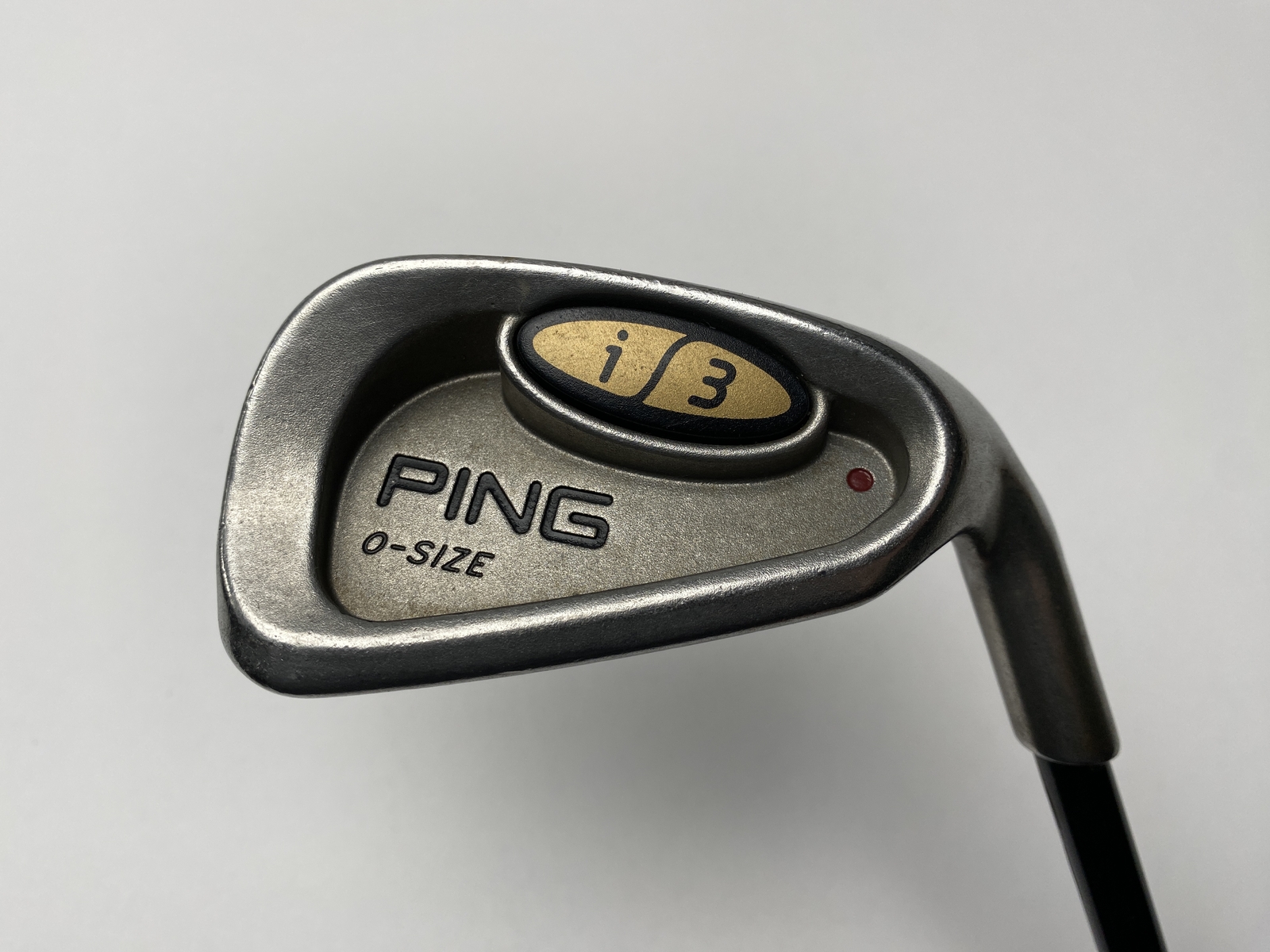 Ping i3 Oversize Single 9 Iron Maroon Dot 5* Up Accupower Gold Regular ...