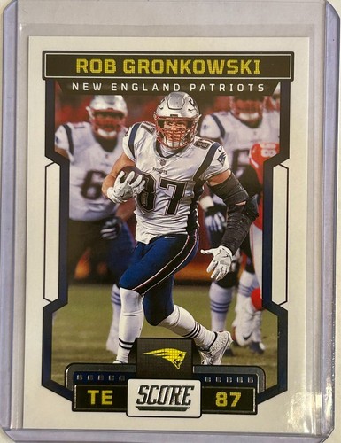 Rob Gronkowski Panini NFLPA SCORE New England Patriots No. 286 | eBay