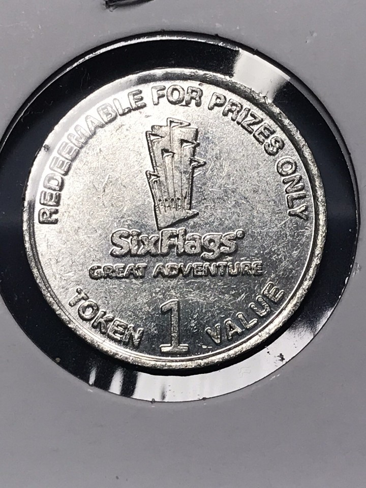 Six Flags Park Prizes Token Coin | eBay