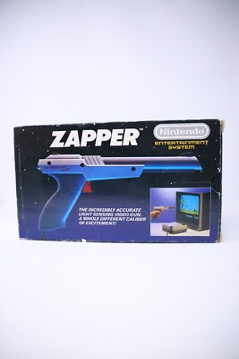 Nintendo NES Grey Zapper Light Gun Controller in Original Box | eBay