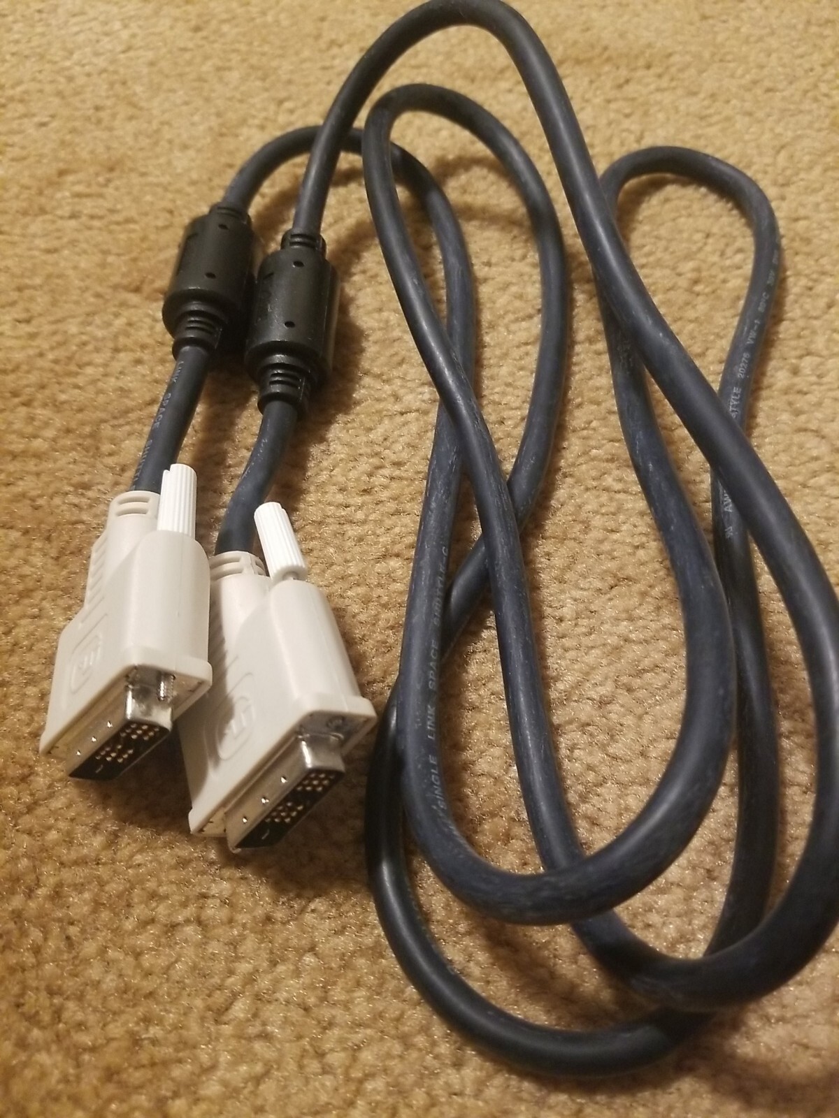 NEW DVI-D 2M Cable - Dual Link Male/Male (C2G 26911) 6' 6" SHIPS SAME ...