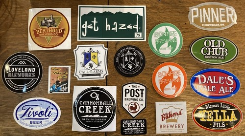 125 Colorado Brewery Beer Stickers Brewing Brew Company Companies ...