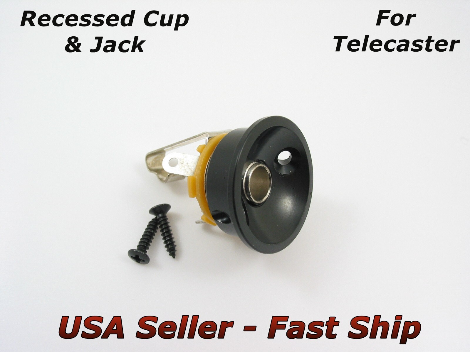 Output Jack & Plate Cup Socket Recessed Electrosocket For Telecaster ...